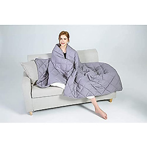 Qusleep Diamond Weighted Blanket (Grey, 60''80'' - 25LB)