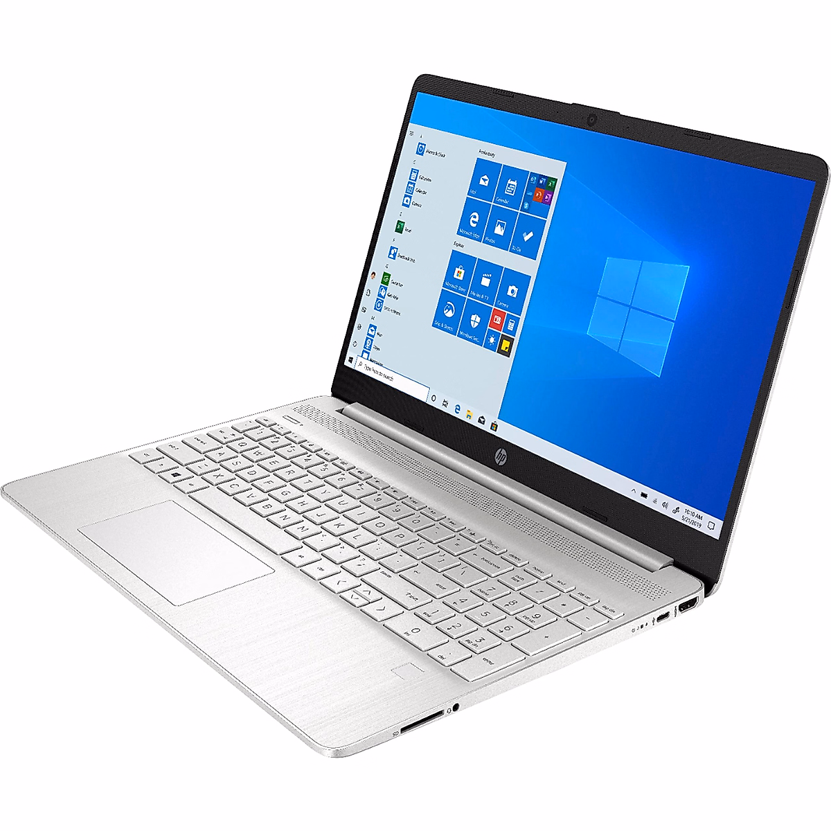 HP 15.6" Full HD (1920 x 1080) Laptop, Intel Core i5-1135G7, 8GB RAM, 256GB SSD, Windows 10 Home, Natural Silver