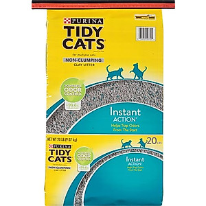 Purina Tidy Cats Non Clumping Cat Litter, 24/7 Performance Multi Cat Litter - 20 lb. Bag