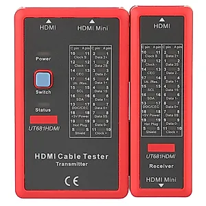 HDMI/Mini-HDMI Cable Tester,HDMI Data Cable Tester,Supports Fast scan Mode and Full Display Mode
