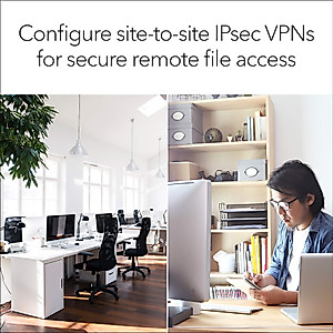 NETGEAR Insight Managed VPN Business Router (BR200) - Site-to-Site Secure VPN |Up to 256 VLANs | Supports OpenVPN and IPsec |Network Firewall Security | 4 x 1G Ethernet Ports (Renewed)