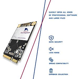 mSATA SSD 64GB SHARKSPEED Plus Internal Mini SATA SSD Drive 3D NAND Solid State Drive for Mini PC Notebooks Tablets PC[mSATA 64GB(3Packs)]