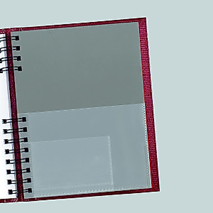 Brownline 2023 CoilPro Daily/Monthly Planner, Untimed Journal, 12 Months, January to December, Twin-Wire Binding, 8.25" x 5.75", Bright Red (CB389C.RED-23)