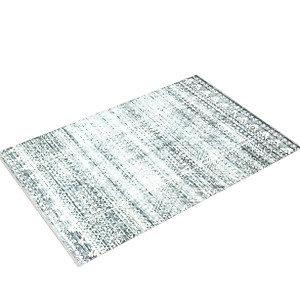 Bloom Rugs Caria Washable Non-Slip 5x7 Rug - Teal/Ivory Geometric Area Rug for Living Room, Bedroom, Dining Room, and Kitchen - Exact Size: 5' x 7'