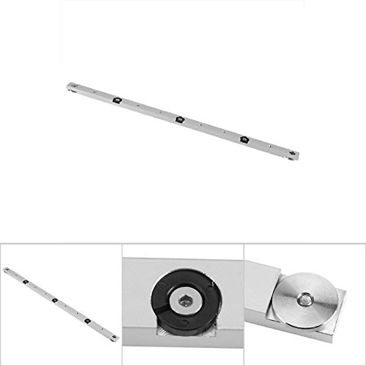 FTVOGUE Aluminium Alloy Miter Bar Slider Table Saw Miter Gauge Rod Wood Woodworking Tool (450mm/17.71inch)