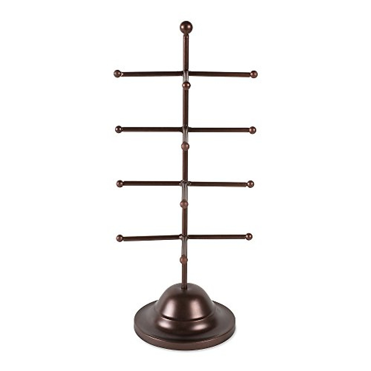 DII Accessory Organization Collection Jewelry Stand, Necklace/Glasses, Bronze