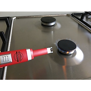 Thunder Bolt Pro Electronic USB Lighter Rechargeable, Double Arc Spark Safe to Use on Gas BBQs, BBQ Firelighters, Gas Stove, Candles, Camping Fires, Paper, 100s of Times w/o Charge, Guaranteed (Red)