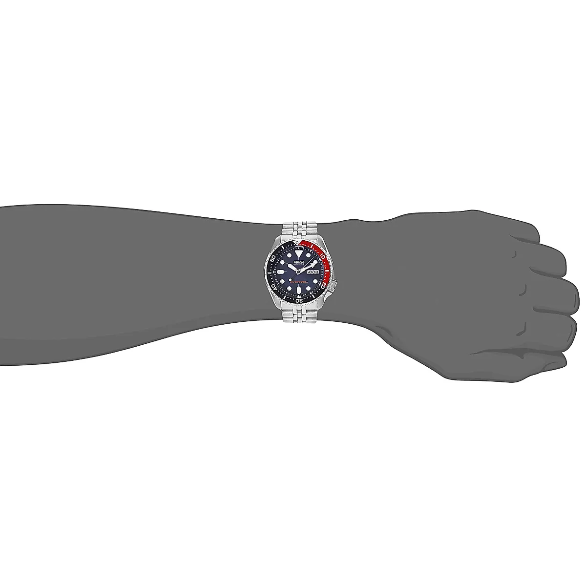 SEIKO Men's SKX009K2 Diver's Analog Automatic Stainless Steel Watch
