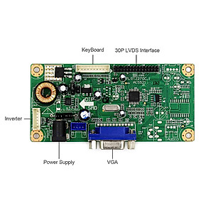 LCDBOARD 8.4" IPS LCD Screen 8.4 inch 800X600 Display M084GNS1 R1 with VGA Controller Board RT2270C-A (for DIY Monitor)