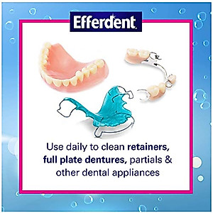 Efferdent Anti-bacterial Denture Cleanser, 2-Pack