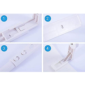 Adjustable Foldable Air Conditioner Deflector Confinement Air Deflector Outlet Air Wing Air Cooled Baffle Wind Direction Telescopic Windshield for Home