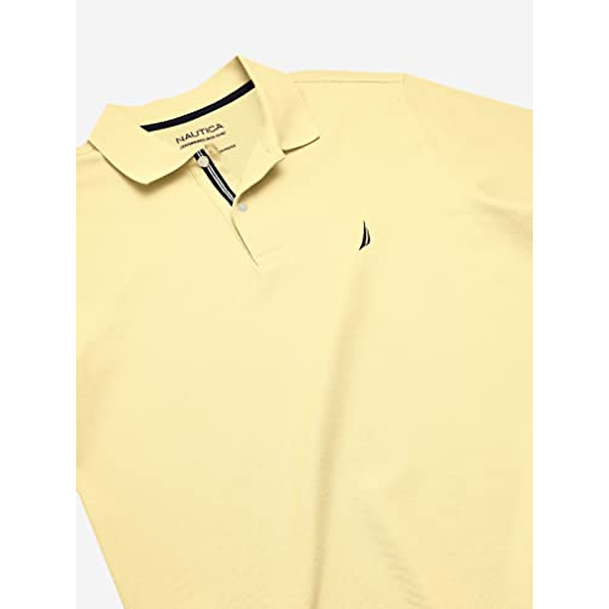 Nautica Men's Classic Fit Short Sleeve Solid Performance Deck Polo Shirt, Corn, 2XLT Tall