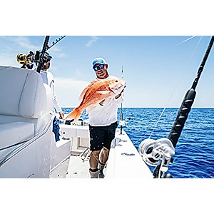 PENN Rival Level Wind Conventional Boat Fishing Reel, HT-100 Star Drag, Max of 15lb | 6.8kg, Forged and Machined Aluminum Spool, RIV20LW, Black