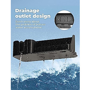KEMIMOTO Boat Caddy Organizer, Boat Cup Holder Installed with Screws/Suction Cups On Any Flat Surface, Boat Storage Organizer, Cockpit Storage Box for Bass Boat Kayak Pontoon Jon Boat