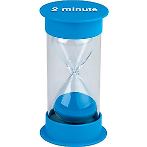 Teacher Created Resources 2 Minute Sand Timer - Medium - 20758,Blue