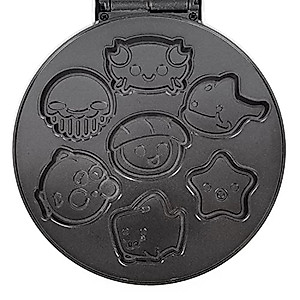 Sea Creature Mini Waffle Maker- Create 7 Different Ocean Animal Shapes in Minutes, Make Breakfast Fun and Cool for Kids & Adults w/ Novelty Aquatic Pancakes - Electric Non-Stick Waffler Iron, Fun Gift