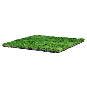 VEVOR Artifical Grass Tiles Interlocking Turf Deck Set, 9 Pack - 12"x12", Synthetic Fake Grass Self-draining Mat Flooring Decor Pad, Perfect for Multi-Purpose Indoor Outdoor Entryway Scraper Dog Mats
