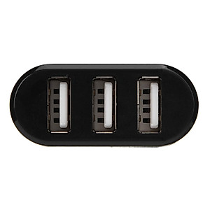 01 02 015 USB 2.0 Hub, Multi Port Hub ABS for PC for Laptop(Black)