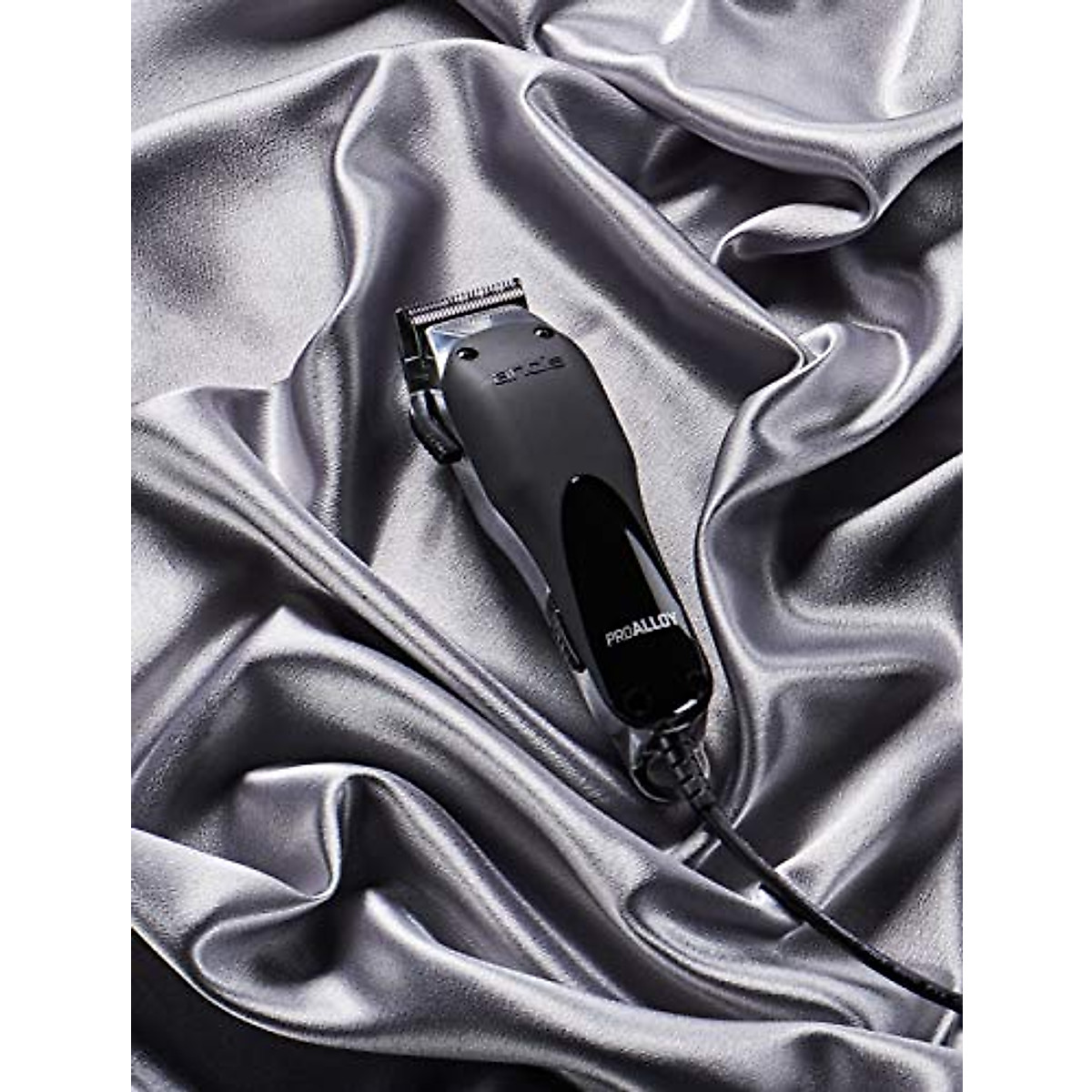 Andis 69100 ProAlloy Adjustable Blade Clipper, Whisper Quiet Performance, Extreme Temperature Reduction, Black/Chrome