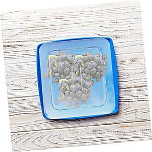 CONGARTENO 6pcs Dinner Plate Cover Clear Food Pan Polycarbonate Hotel Pan Cover Food Container Food Pan Cover Clear Steam Pan Food Pan Lid Steam Table Pan Covers Pantry Plastic Transparent