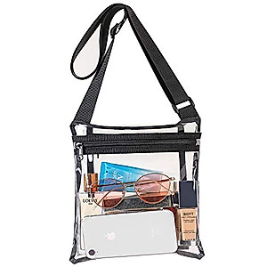 Vorspack Clear Bag Stadium Approved - TPU Clear Purse Clear Crossbody Bag for Women Clear Bags for Concert