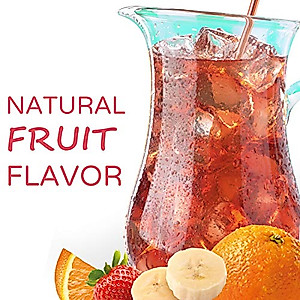 Crystal Light Sugar-Free Strawberry Orange Banana Low Calories Powdered Drink Mix, 72 Count Pitcher Packets