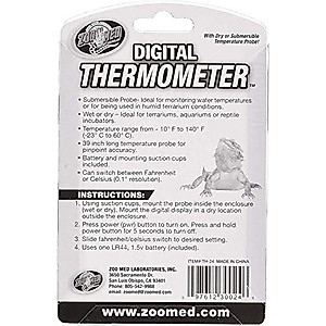 Digital Thermometer For Terrariums