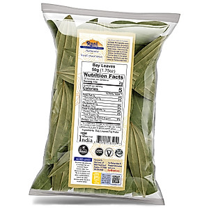 Rani Bay Leaf (Leaves) Whole Spice Hand Selected Extra Large 1.75oz (50g) ~ All Natural | Gluten Friendly | NON-GMO | Kosher | Vegan | Indian Origin (Tej Patta)