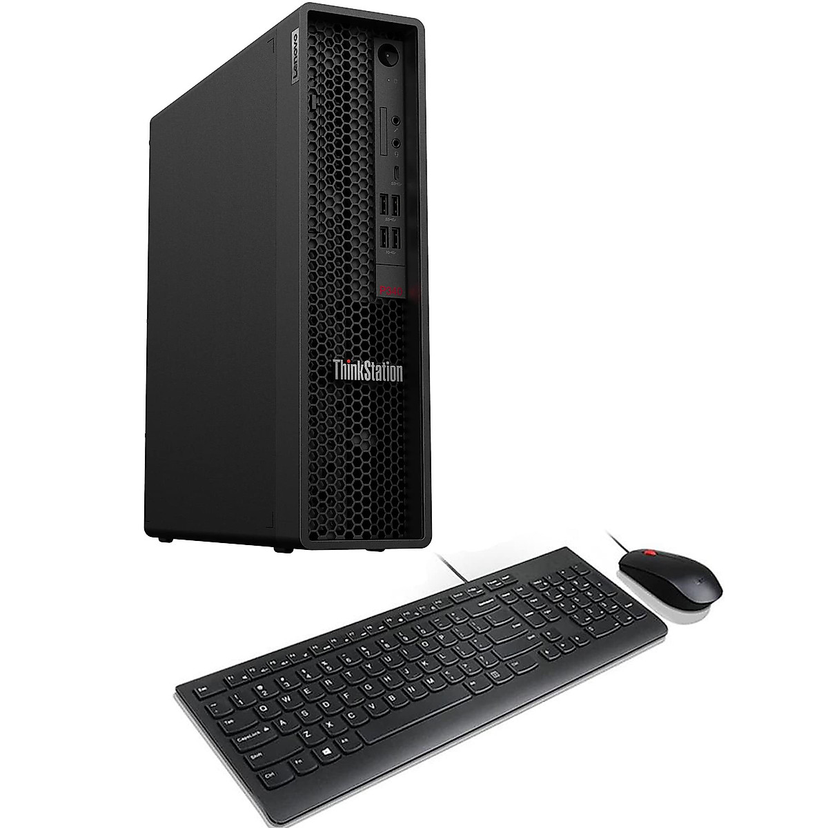 Lenovo ThinkStation P340 SFF Home & Business Mini Desktop (Intel i5-10500 6-Core, 32GB RAM, 1TB PCIe SSD + 2TB HDD (3.5), Intel UHD 630, USB 3.2, Display Port, Win 10 Pro) Refurbished (Renewed)