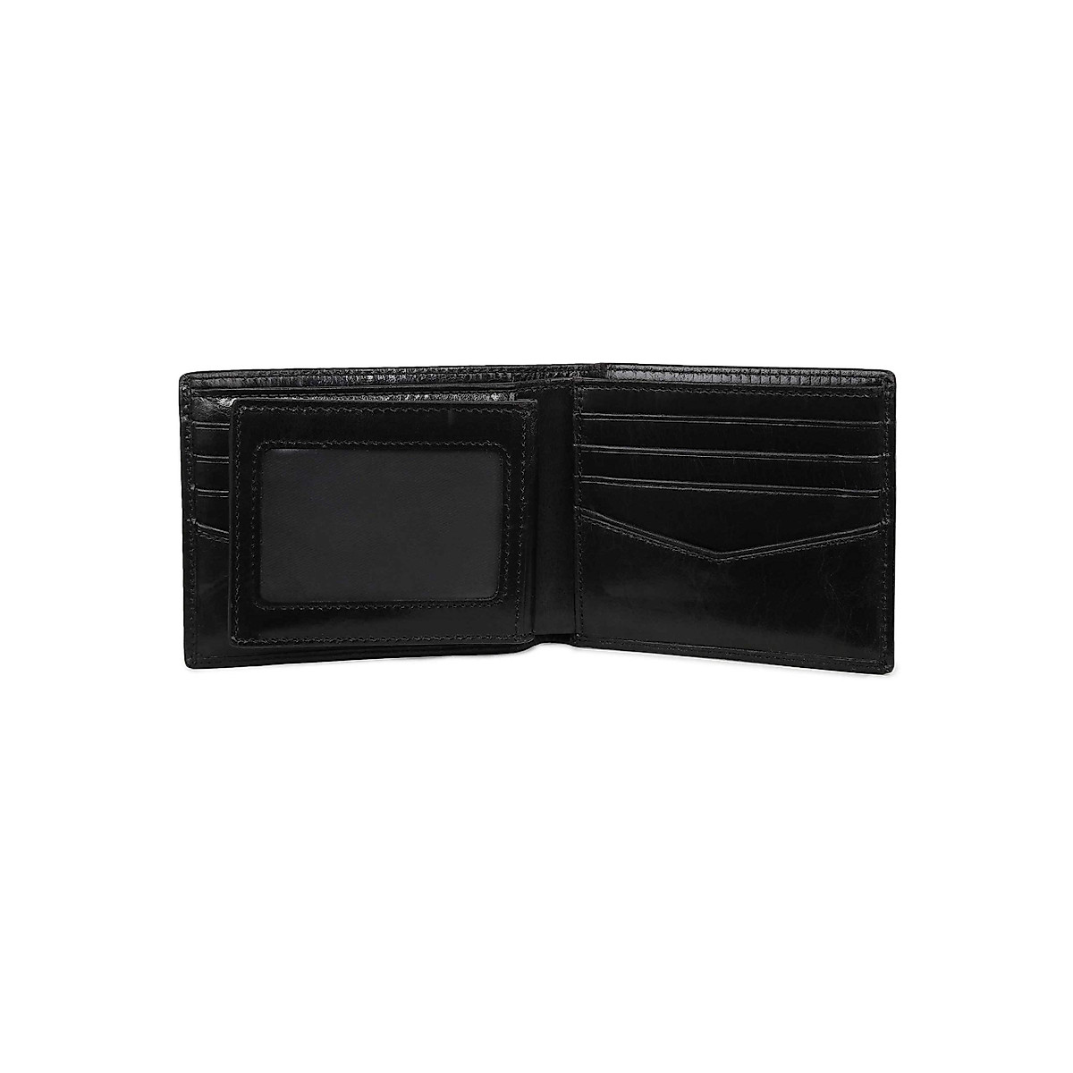 Fossil Men's Ryan Leather RFID-Blocking Bifold Passcase with Removable Card Case Wallet, Black, (Model: ML3829001)