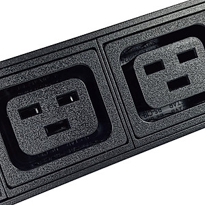 Metered-Surge Protection PDU, 240V, L6-30P, 30A, 7200watts, (6) C13 & (2) C19 Outlets, Crypto Mining PDU, Data Centre PDU, ASIC/RIGS PDU