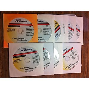 Chemical Engineering PE Review Course from NC State 10 dvds + 1 CD course notes