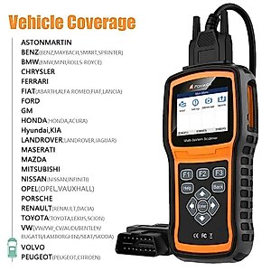 FOXWELL NT530 for Volvo Multi-System OBD2 Diagnostic Scanner Read Erase Error Codes