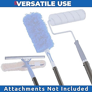 [ Patented ] ProTuff Pool Pole, Telescopic 16ft - Never Sticks or Slips - Lifetime, No Cost Replacements - Heavy Duty Telescoping Pool Poles for Cleaning - Premium Pool Cleaning Equipment