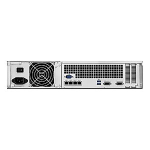 Synology RackStation RS3618xs NAS Server with Xeon 2.4GHz CPU, 64GB Memory, 216TB HDD Storage, 4 x 1GbE LAN Ports, DSM Operating System Bundle with Rail kit