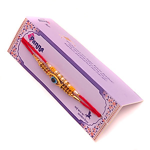 Rakhi For Brother Set of 2 With Greeting Card, Beautiful Designer Raksha Bandhan Rakhi Gift Set For Brother Bhaiya Bhai Bro, Traditional Indian Style Rakshbandhan Rakhi Gifts For Brother