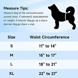 Male Dogs Diapers Belly Bands(4Pack), Washable Reusable Male Boy Doggy Wraps Panties for Doggie Puppy Pooping Potty Training Incontinence Marking Pañal para Perro Large