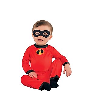 Amscan Baby Jack Jack Halloween Costume for Babies, Disney, The Incredibles, 12-24 Months, with Mask