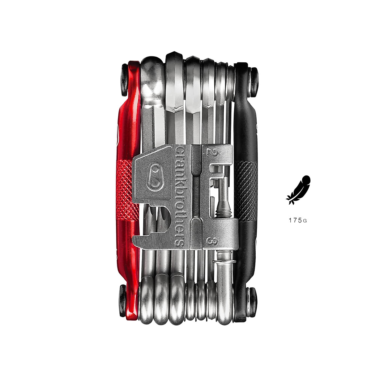 Crankbrothers Multi Tool M 19 Matte Black Red
