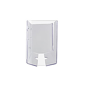 TrippNT 51912 Shatterproof Dual Dispensing Paper Towel Holder, Clear, PETG, 10 7/8 X 6 1/2 X 4 1/4 inches WHD