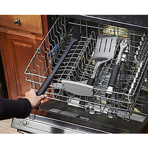 Weber Precision 3-Piece Grilling Tool Set, Stainless Steel