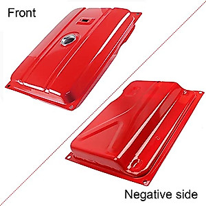 FLYPIG 5-8KW Red Universal 7 Gallon (US) Generator Gas Fuel Tank with Chrome Cap and Fuel Valve assembly Fits 26.5 Liters