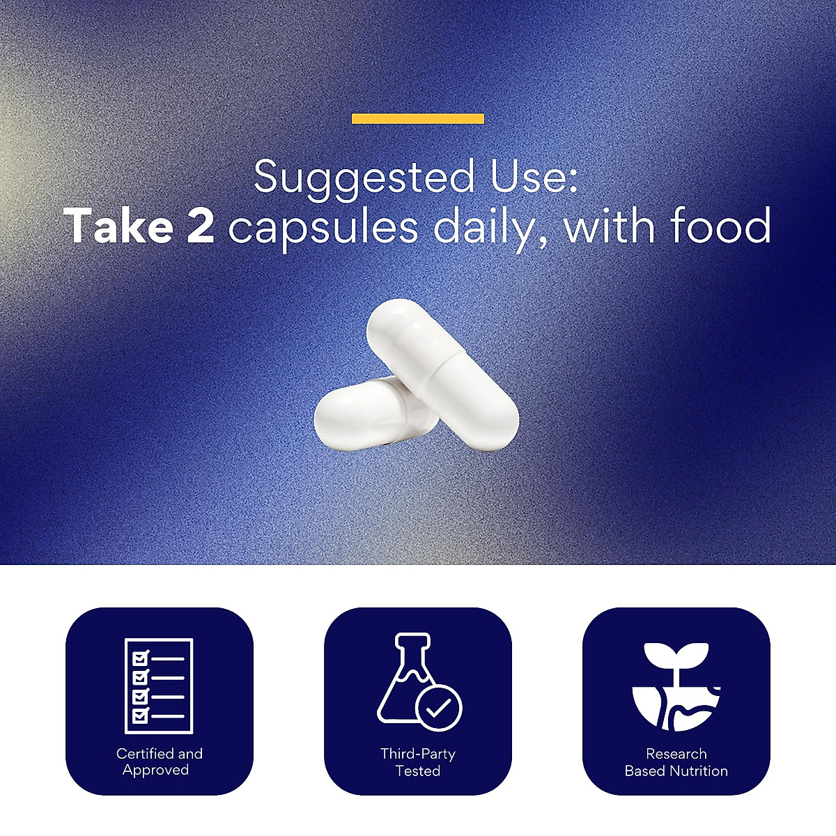 Research Verified Tinnitus Aid - Lessen Internal Ringing - Ginkgo Biloba, Vitamin C, Full Spectrum B Complex Blend, Magnesium - 60 Capsules - Vegan - Made in The USA