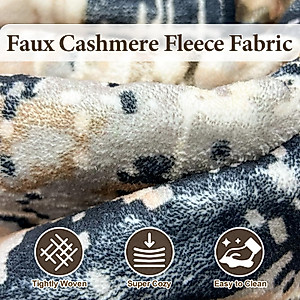 VK VK·LIVING Machine Washable Rug 5'x7' Vintage Design Washable Area Rugs with Non Slip Rugs for Living Room Bedroom Traditional Woven Rug Carprt Stain Resistant, Dining Office Boho Rug, Brown&Black