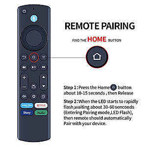 New TV Voice Remote with Mic Compatible for AMZ TV Omni Series, TV QLED Series, TV 4-Series Smart TV and TV Cube (3rd Gen)