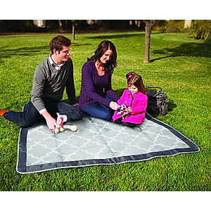 JJ Cole Outdoor Blanket, 5'X'5, Stone Arbor