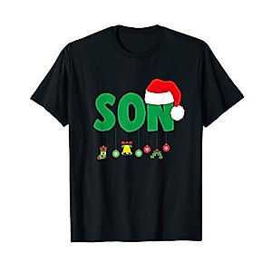 Christmas Son Sibling Santa Matching Family T-Shirt