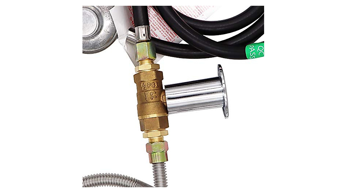 METER STAR Propane Fire Pit Regulator Kit up to 90,000 BTU