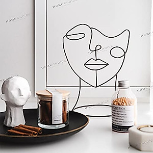 FM2018XSL Metal Wire Statue Ladies Hat Rack Stand Hat Holder Hat Organizer, Housewarming Gifts for Home Desk Decorations(No Hat)