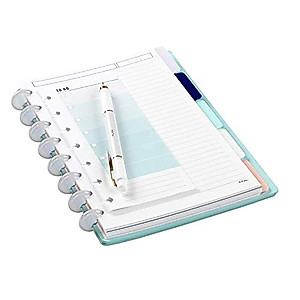 TUL Retractable Gel Pens, Limited Edition, Sunset Shades, Medium Point, 0.7 mm, Pearl White Barrel, Blue Ink, Pack of 4